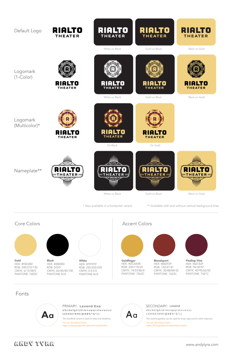 Rialto Theater Logo – Andy Tyra